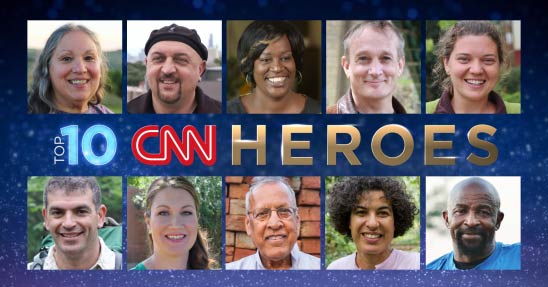 CNN Announces The Top 10 CNN Heroes of 2015